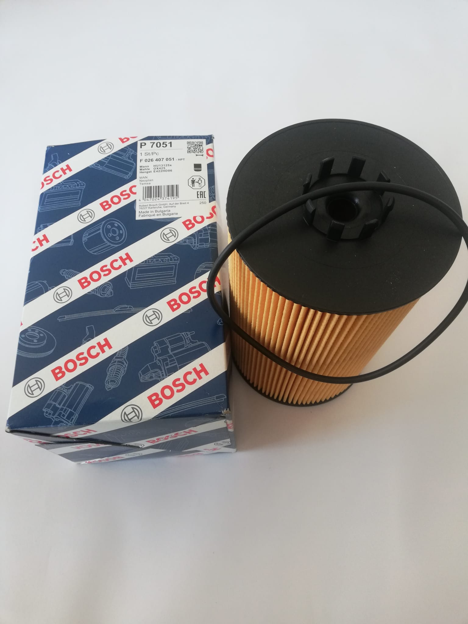 YAĞ FİLTRE ELEMANI MAN 51055040122, 51055040107