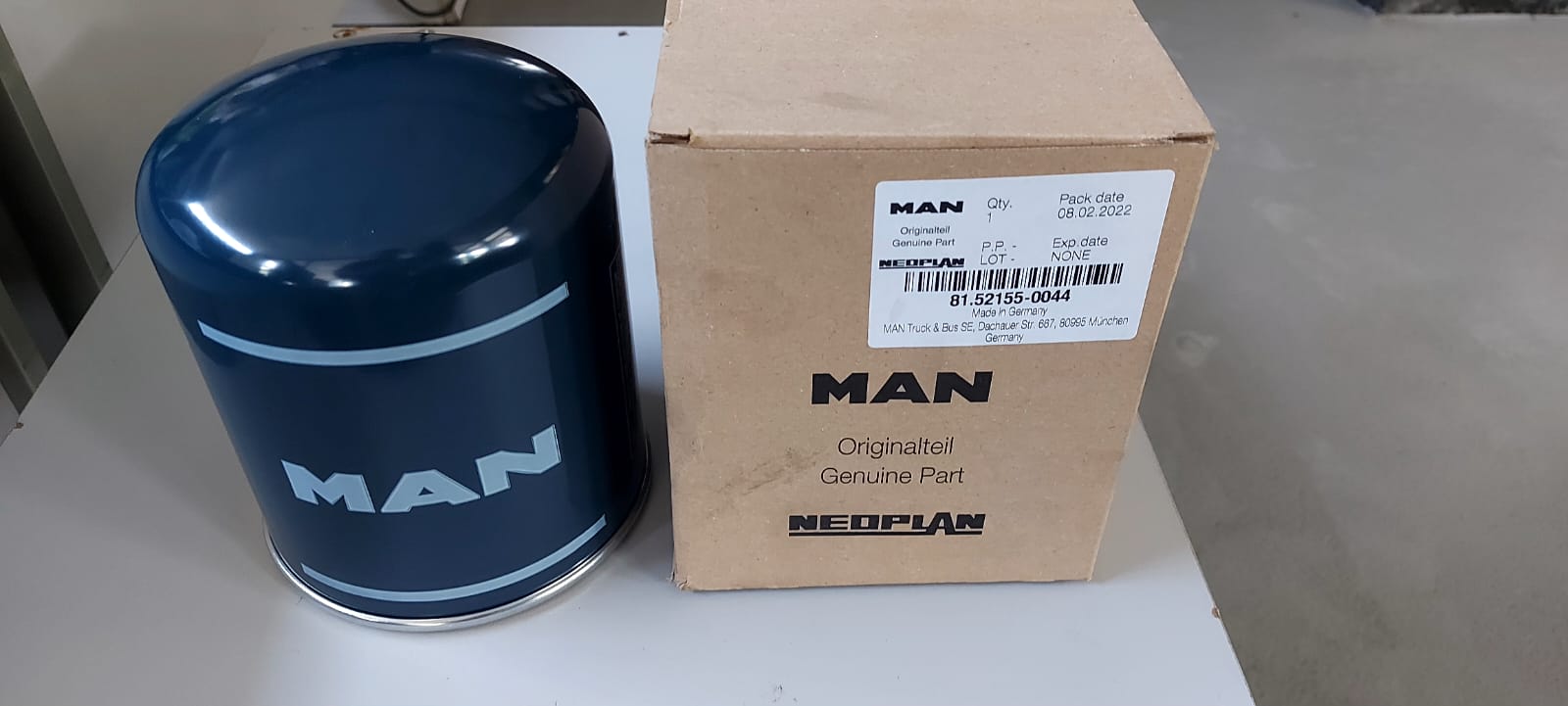 Ürün HAVA KURUTUCU FİLTRE EURO 6 D MAN 81521550044 / FİLTRELER / MAN ...